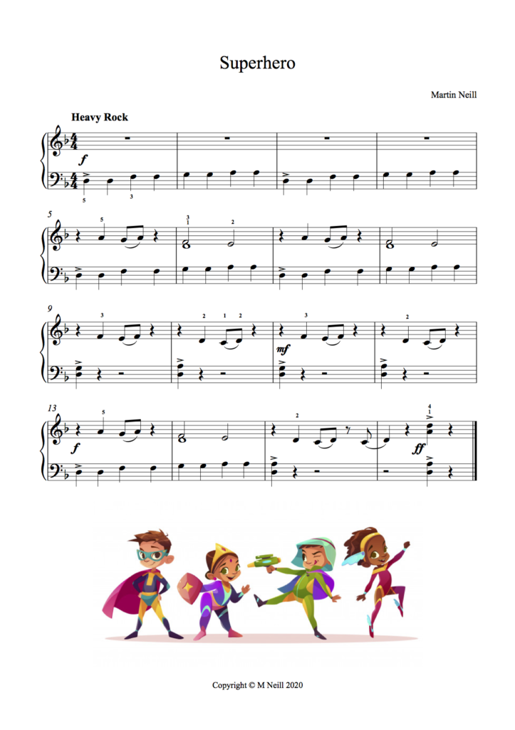 Superhero - PianoTunes