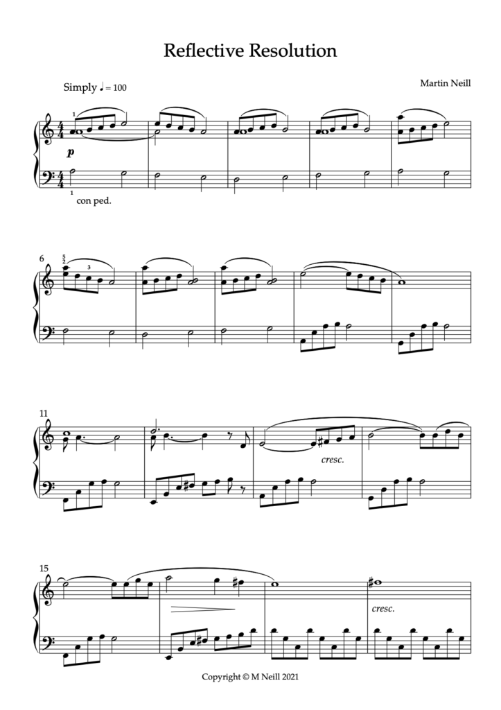 Reflective Resolution - PianoTunes