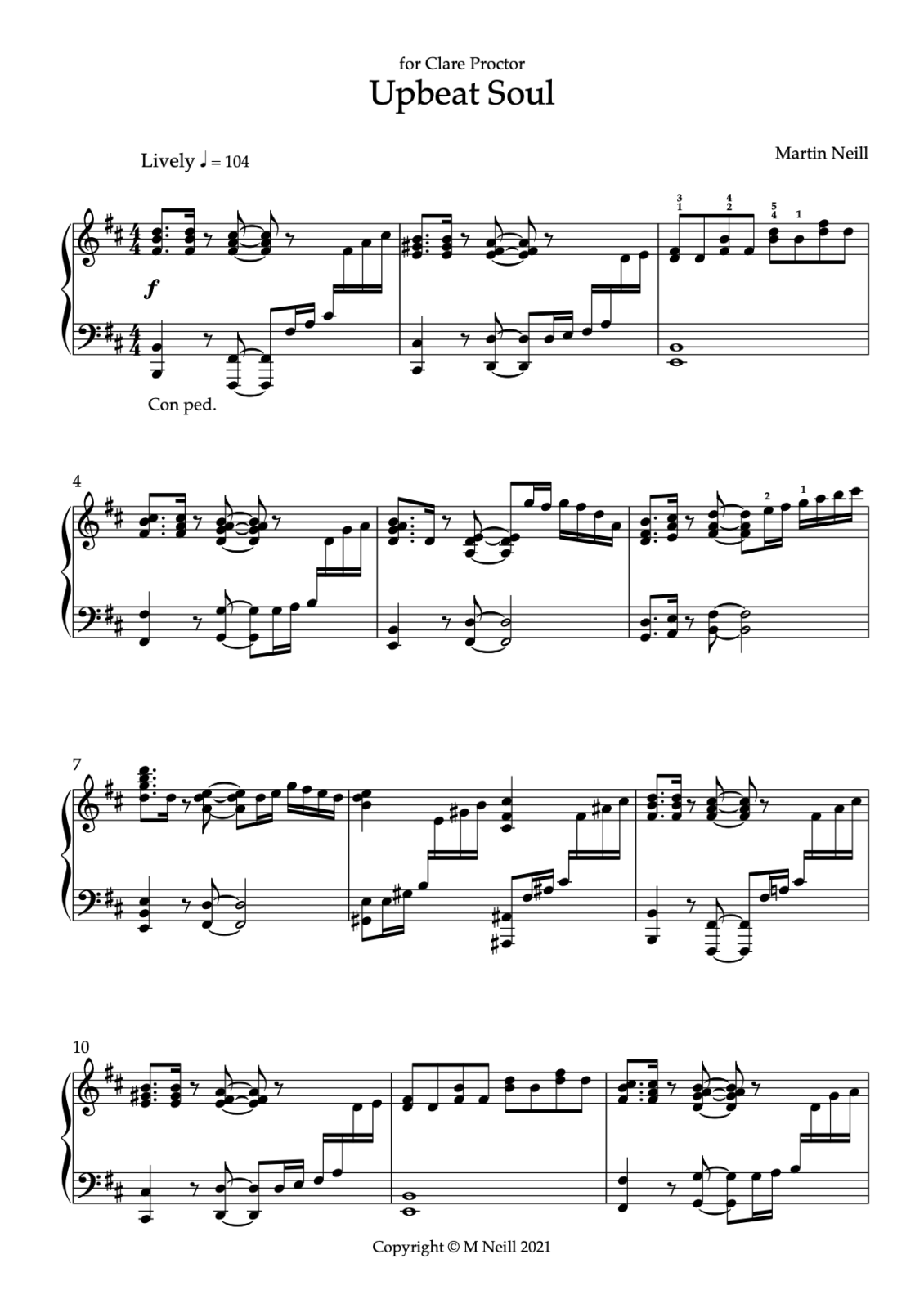 Upbeat Soul - PianoTunes