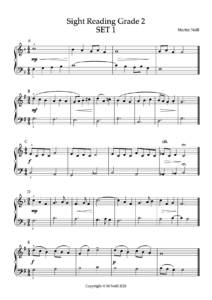 Sight Reading Grade 2 Set 1 - PianoTunes