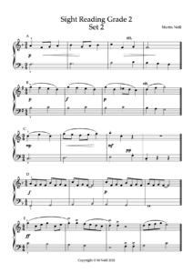 Sight Reading Grade 2 Set 2 - PianoTunes