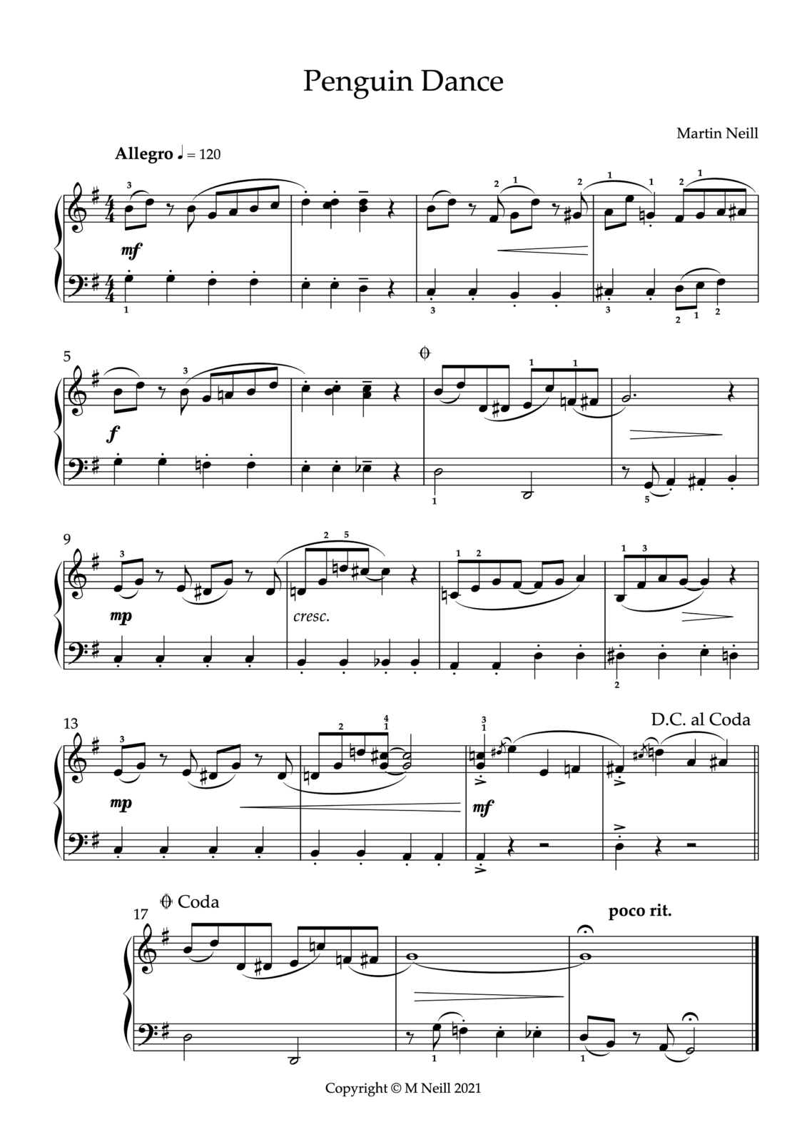 Penguin Dance - PianoTunes